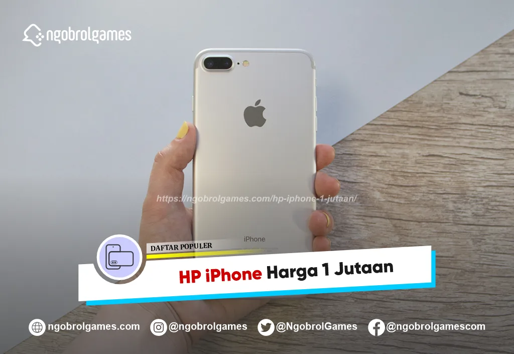 Daftar HP iPhone 1 Jutaan Termurah 2024