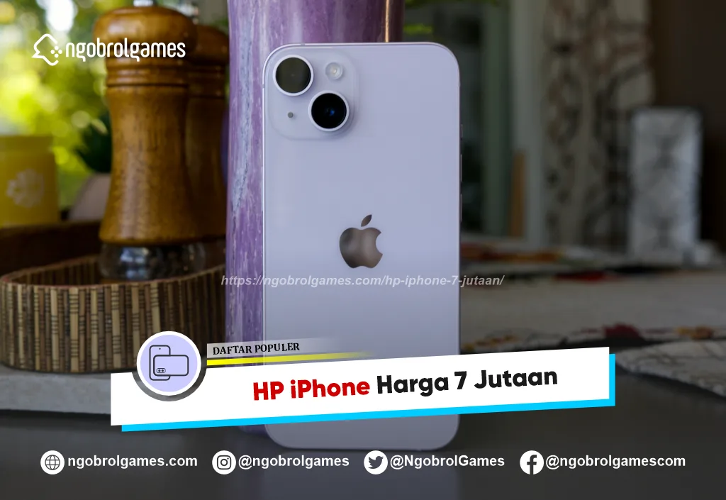 Daftar HP iPhone 7 Jutaan Terbaik 2024