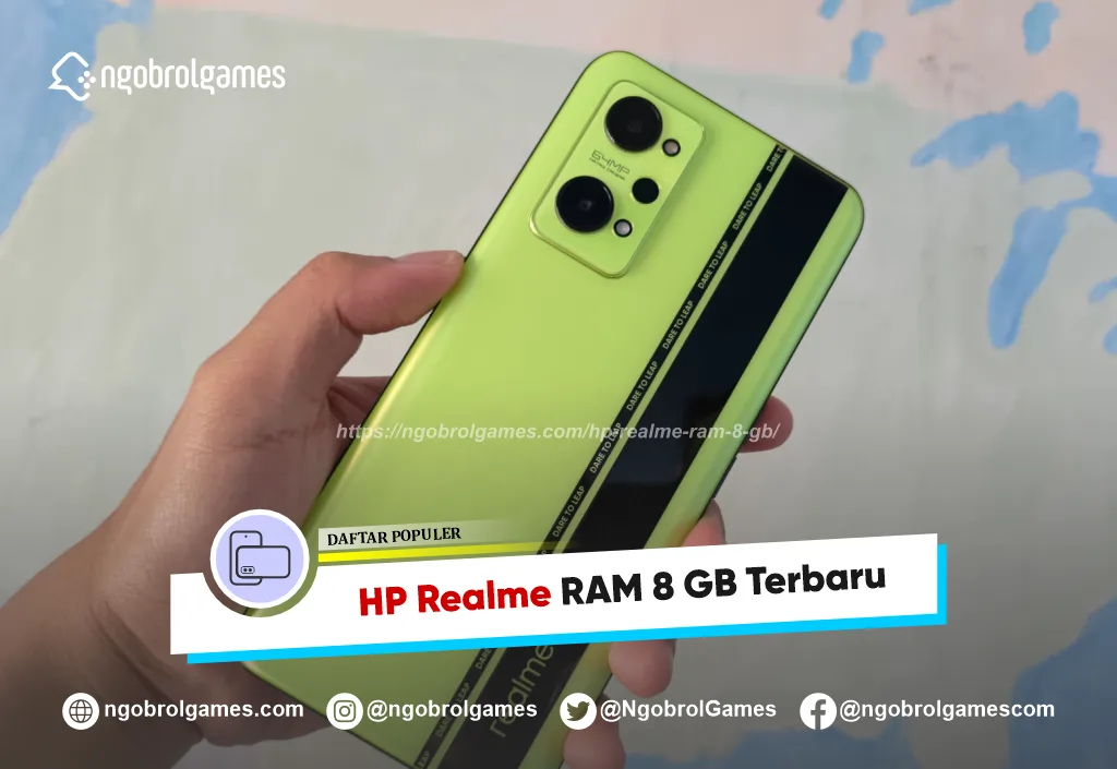 Daftar Lengkap HP Realme Ram 8 GB Terbaru (Update Mei) 2025