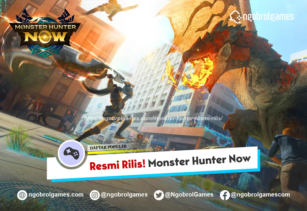 Game Monster Hunter Now Resmi Rilis di Android dan iOS