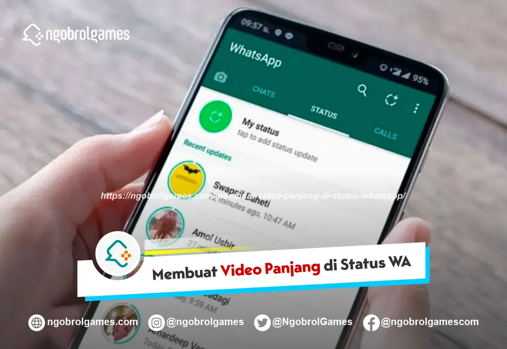 Cara Membuat Video Panjang di Status WhatsApp