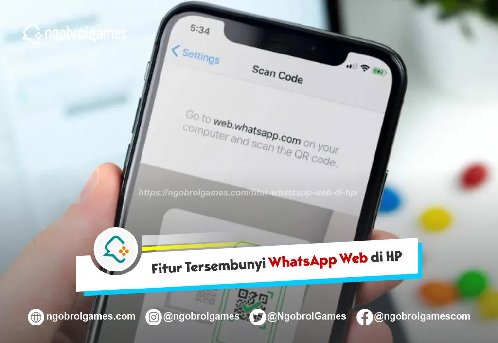 Fitur Tersembunyi WhatsApp Web di HP Jarang Diketahui