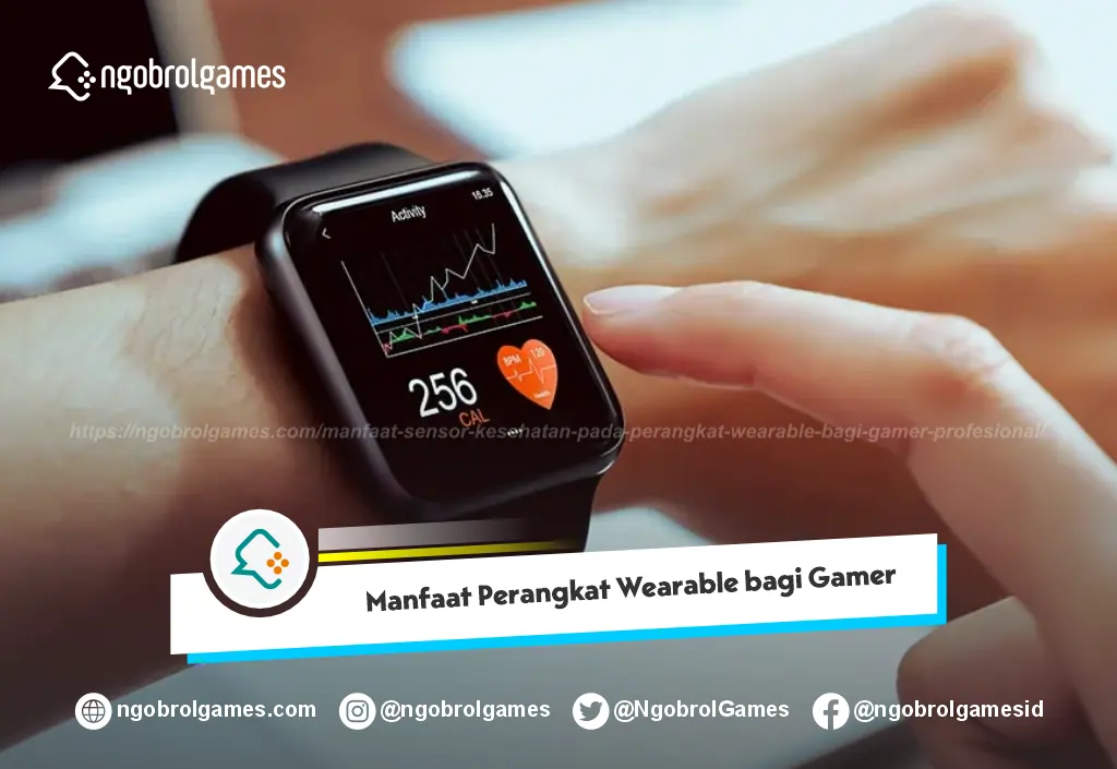 Manfaat Sensor Kesehatan pada Perangkat Wearable bagi Gamer Profesional