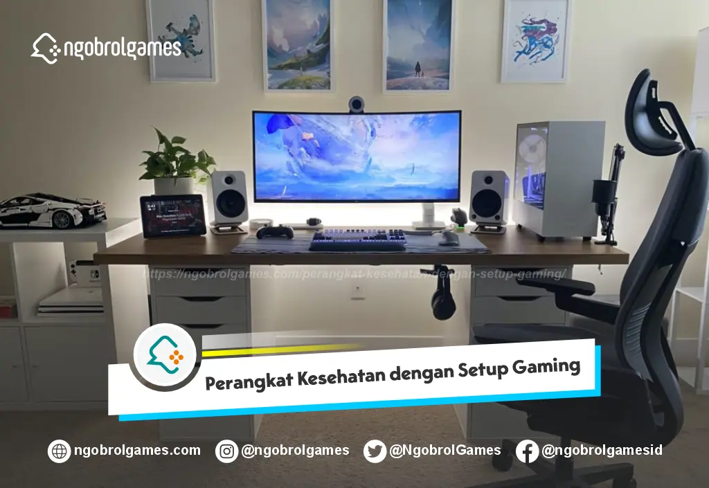 Perangkat Kesehatan Terhubung yang Menyatu dengan Setup Gaming Anda