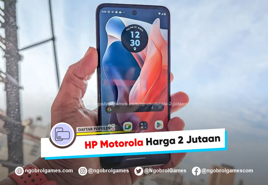 Daftar HP Motorola 2 Jutaan Termurah (Update Desember) 2025
