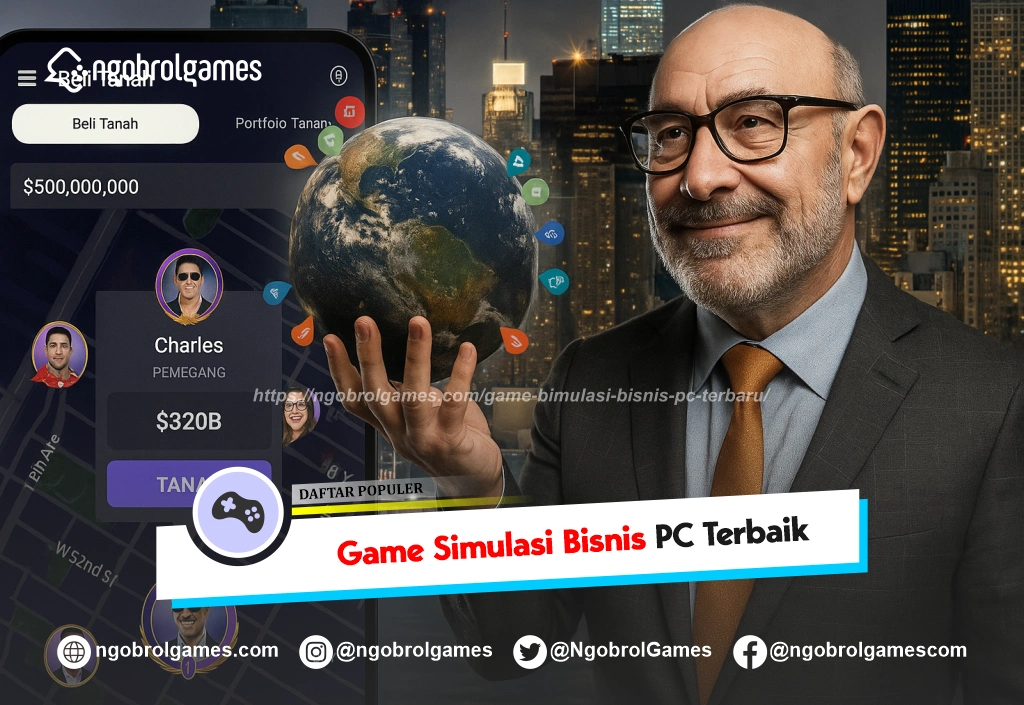 Daftar Game Simulasi Bisnis PC Terbaru (Update Oktober) 2025