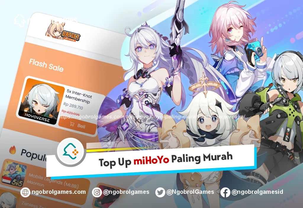 Top Up miHoYo Paling Murah 2025: Rekomendasi Aman & Terpercaya