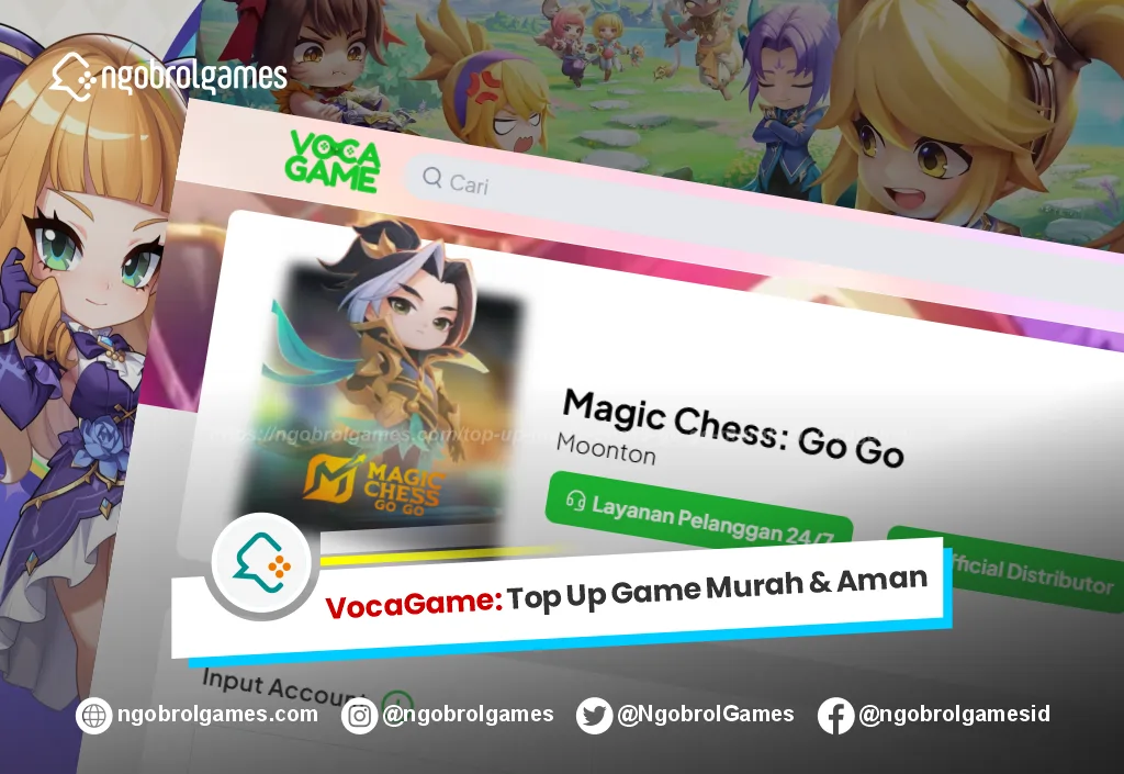 Top Up Magic Chess GO GO Murah di VocaGame dan Dapatkan Diamond Instan